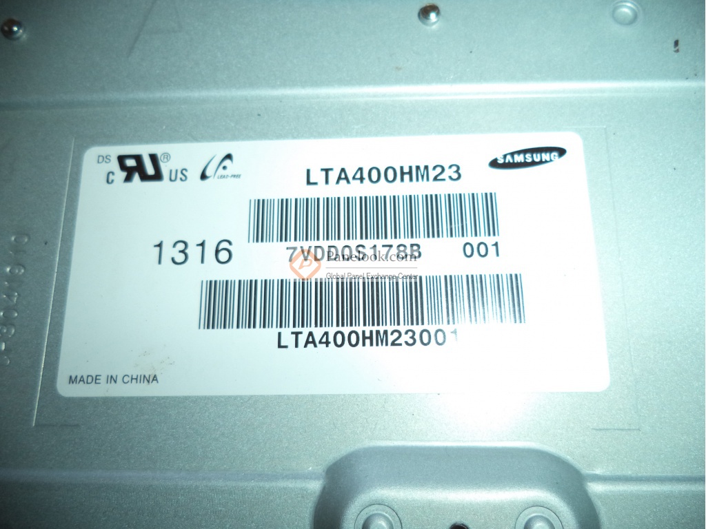 Samsung LTA400HM23 Overview - Panelook.com