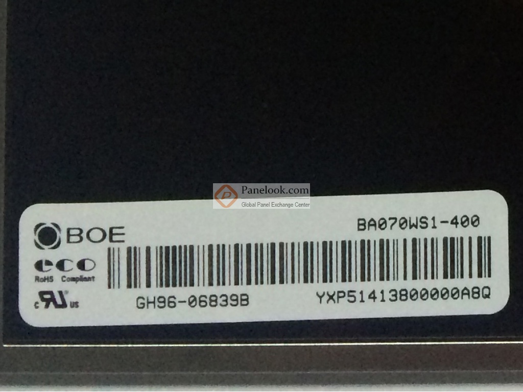 BOE BA070WS1-400 Overview - Panelook.com