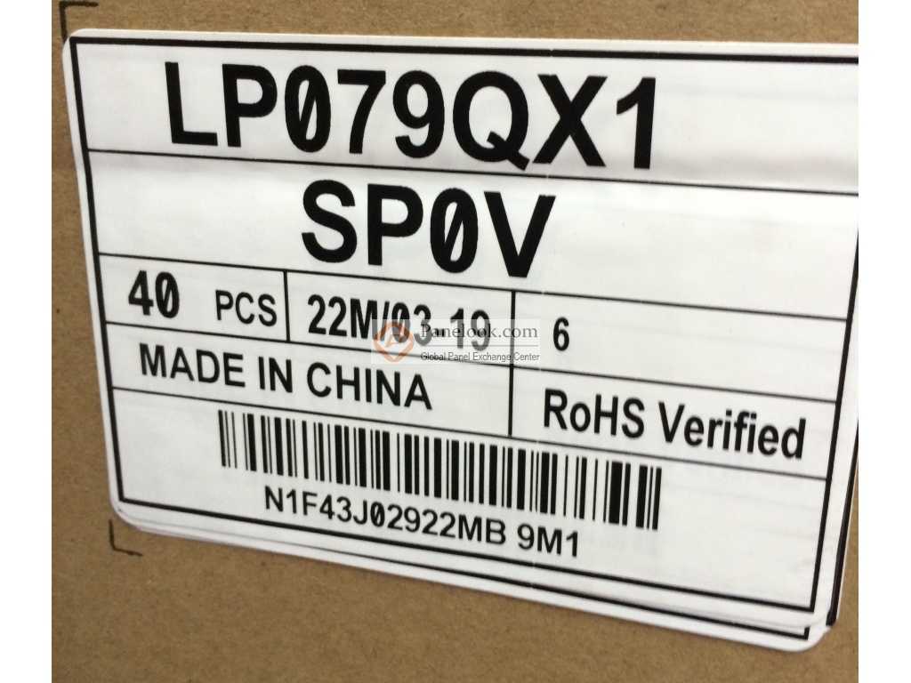 LG Display LP079QX1-SP0V Overview - Panelook.com