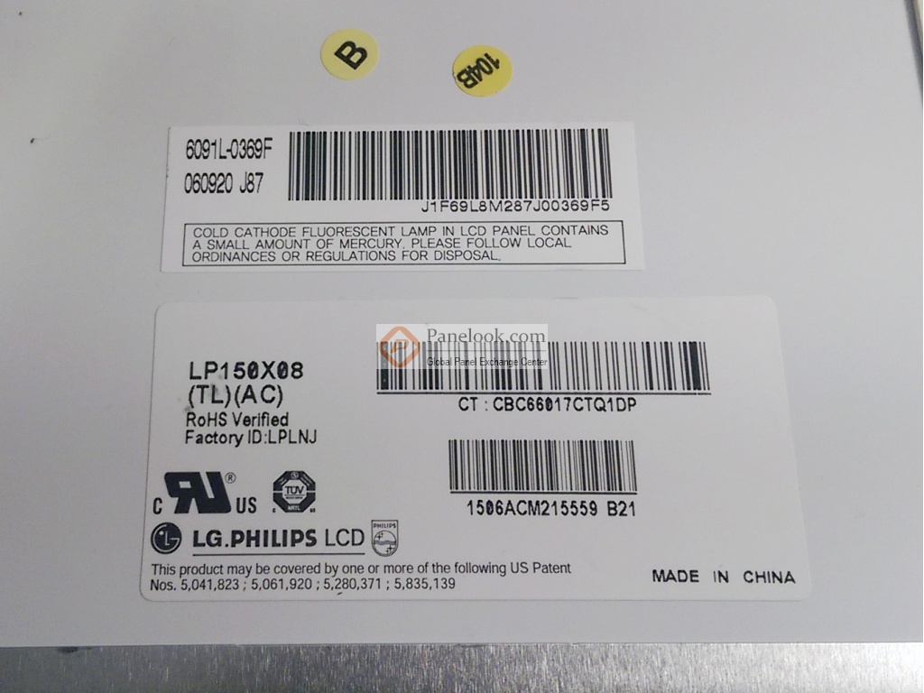 LG.Philips LCD LP150X08-TLAC Overview - Panelook.com