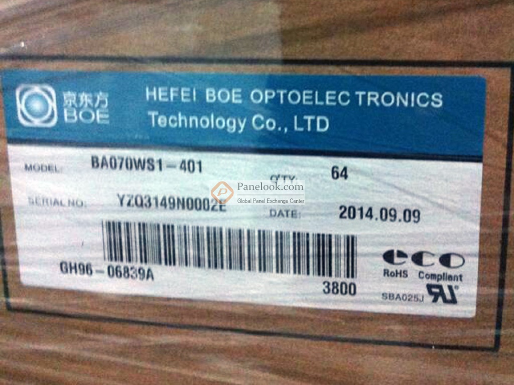 BOE BA070WS1-401 Overview - Panelook.com