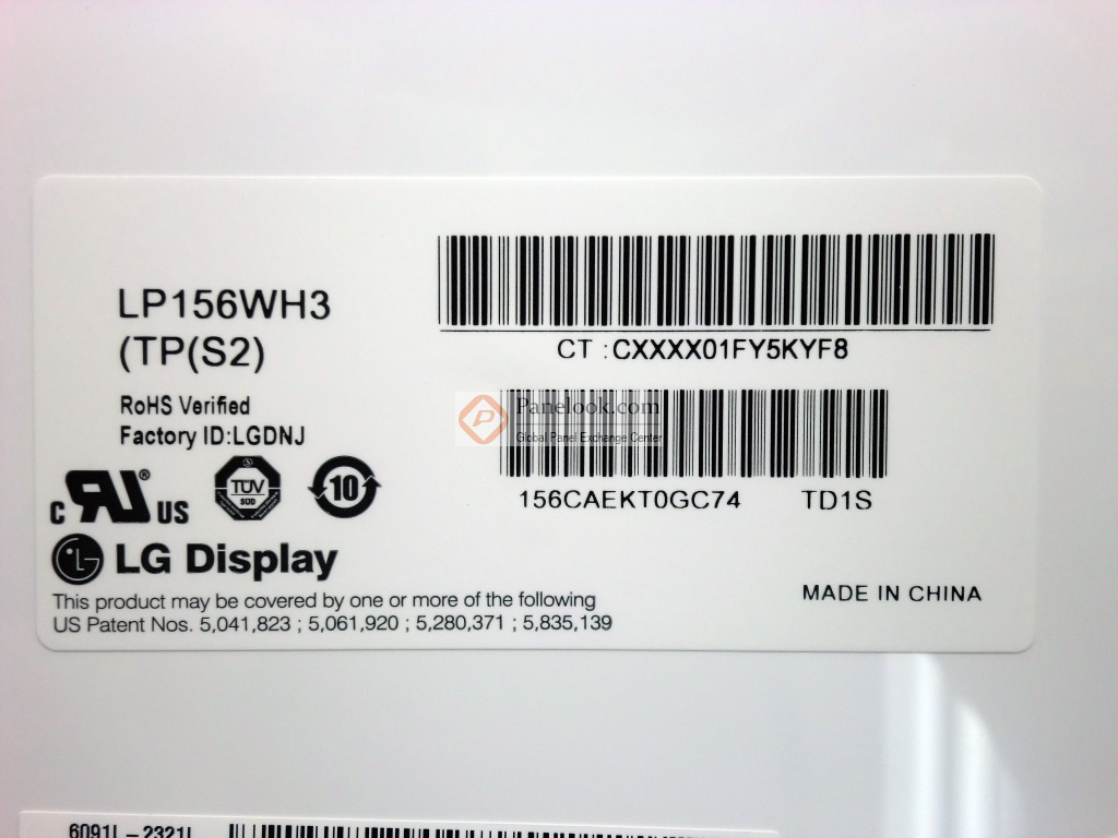 LG Display LP156WH3-TPS2 Overview - Panelook.com