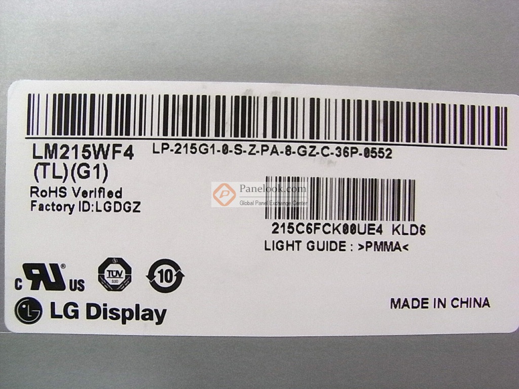 LG Display LM215WF4-TLG1 Overview - Panelook.com