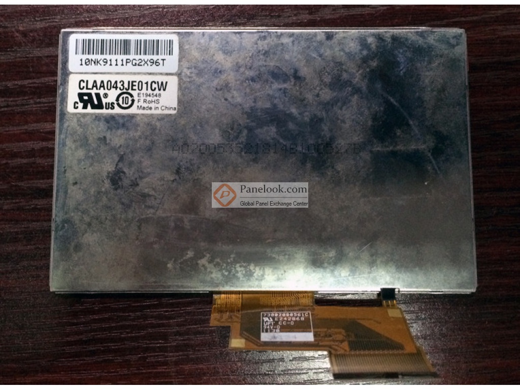 CPT CLAA043JE01CW Overview - Panelook.com