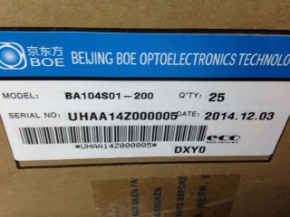 BOE BA104S01-200 Overview - Panelook.com