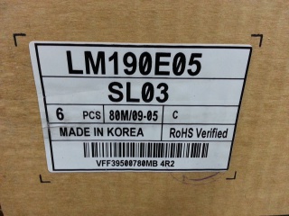 LG.Philips LCD LM190E05-SL03 Overview - Panelook.com