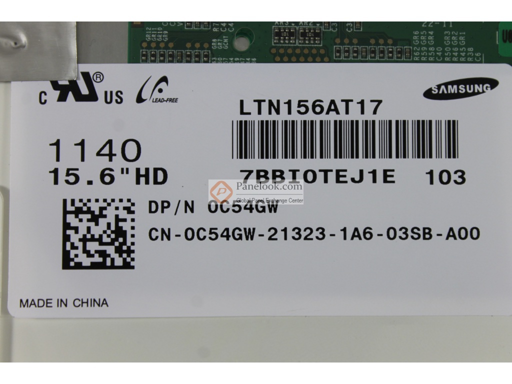 Samsung LTN156AT17-103 Overview - Panelook.com