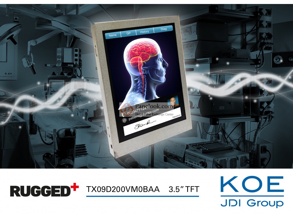 TX09D200VM0BAA KOE 3.5" IPS LCM 240×320 600nits WLED TTL 50pins | DATA ...