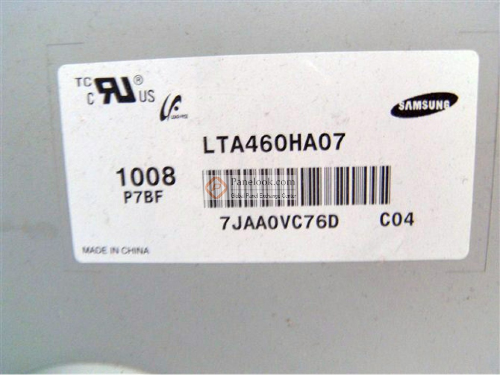 Samsung LTA460HA07 Overview - Panelook.com