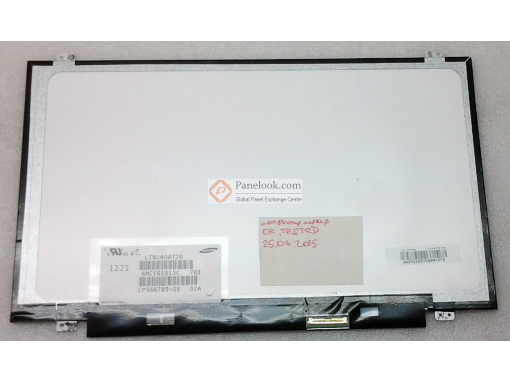 Samsung LTN140AT20-701 Overview - Panelook.com