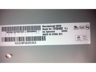 AUO T315XW02 VL Overview - Panelook.com