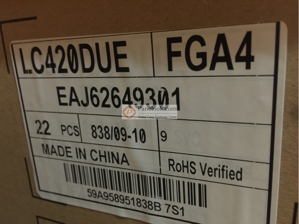 LG Display LC420DUE-FGA4 Overview - Panelook.com