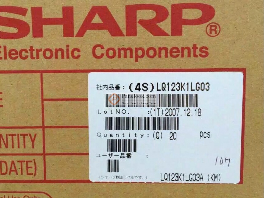 Sharp LQ123K1LG03 Overview - Panelook.com