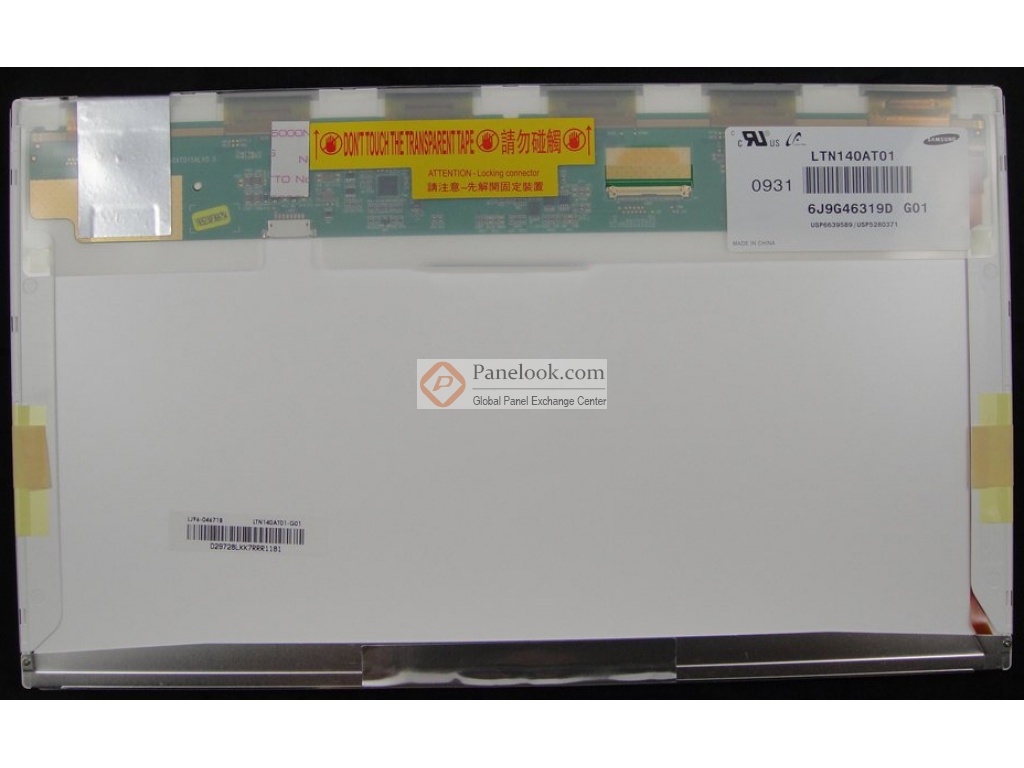 Samsung LTN140AT01-G01 Overview - Panelook.com