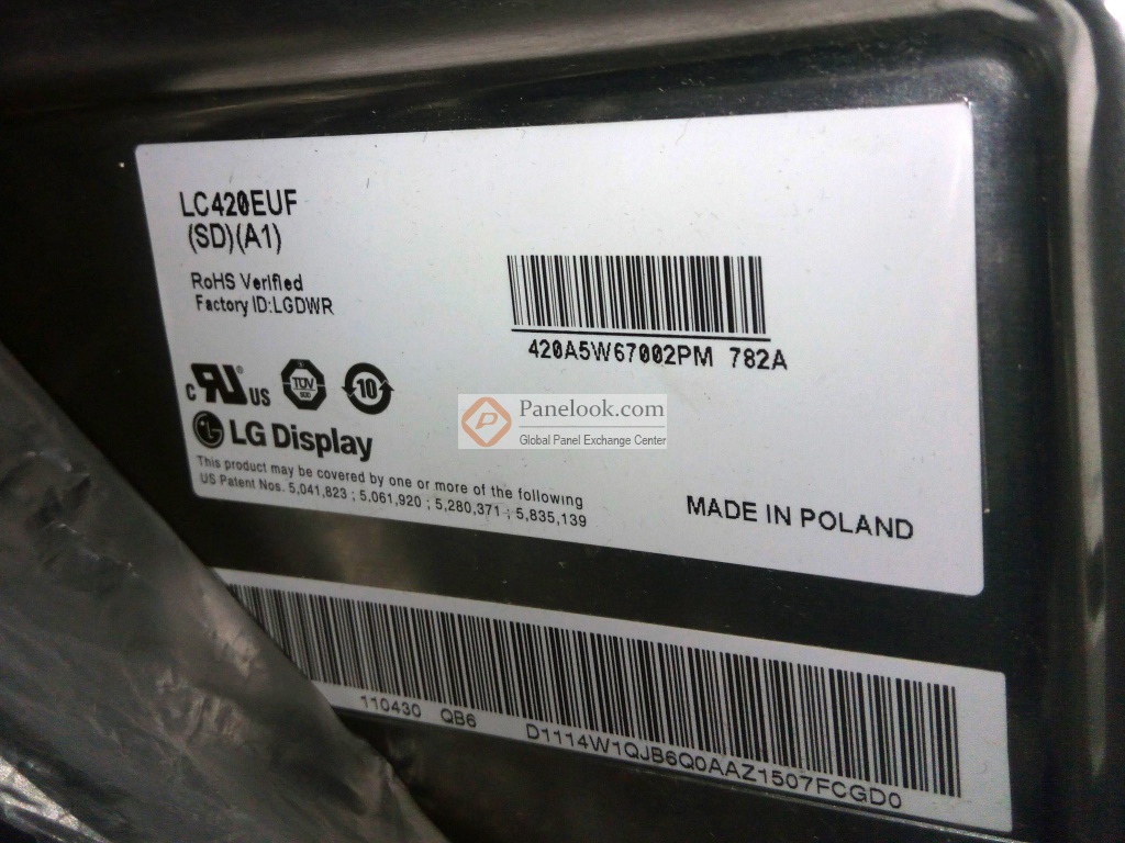 LG Display LC420EUF-SDA1 Overview - Panelook.com