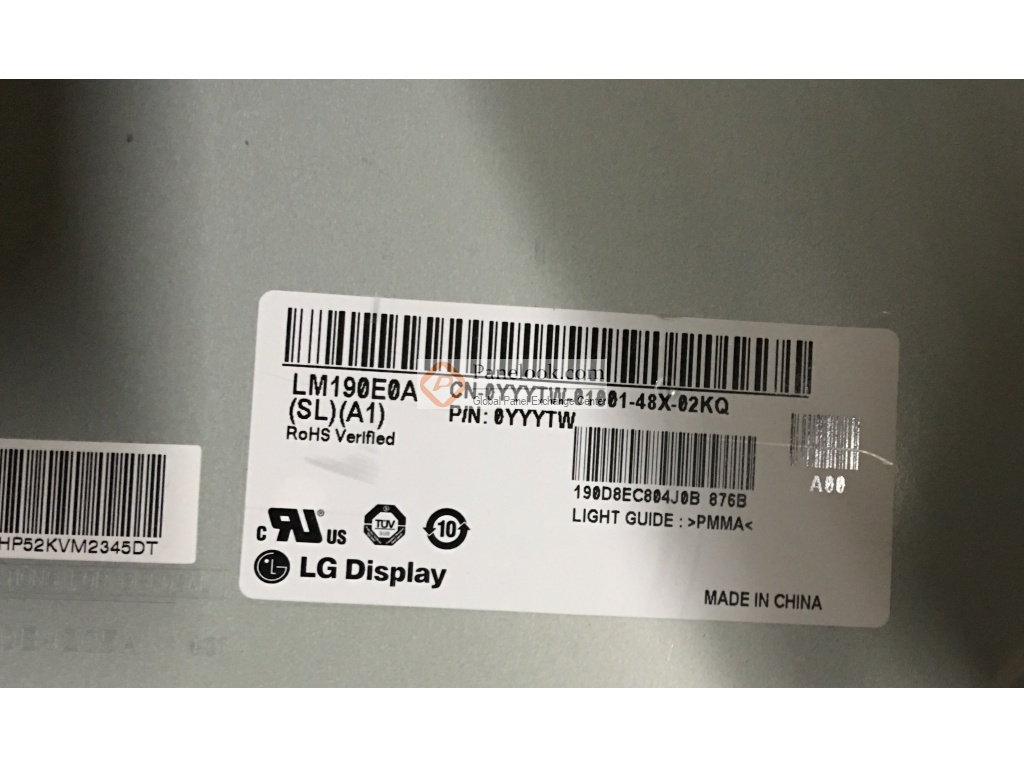 LG Display LM190E0A-SLA1 Overview - Panelook.com