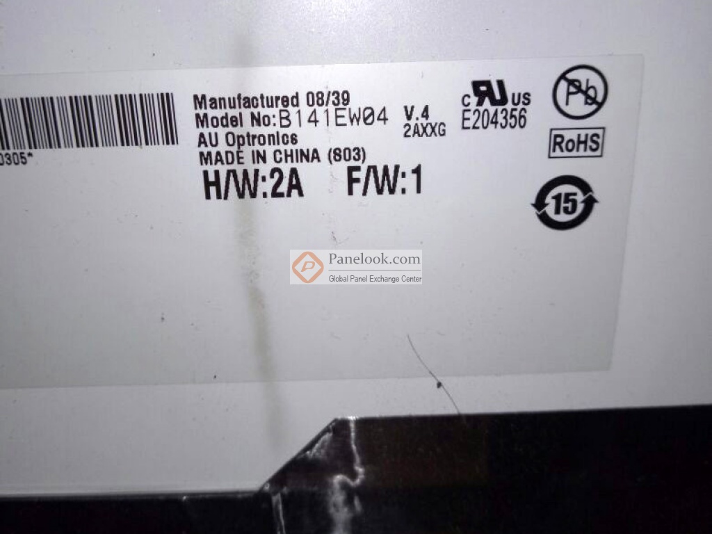 AUO B141EW04 V4 Overview - Panelook.com