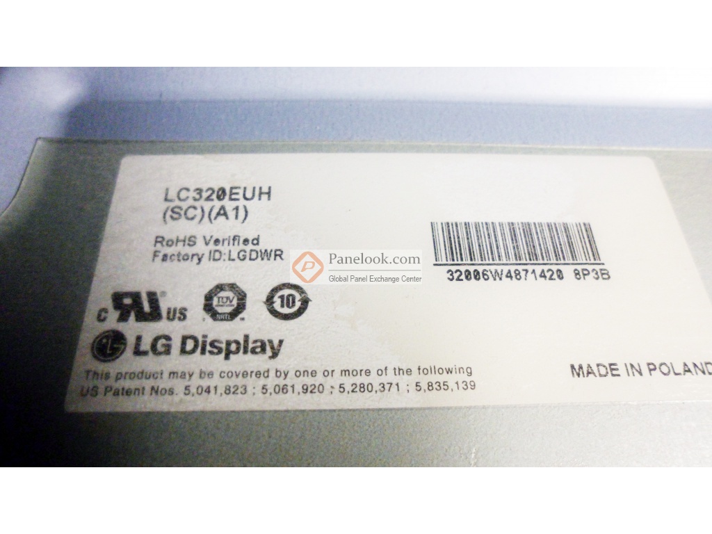 LG Display LC320EUH-SCA1 Overview - Panelook.com