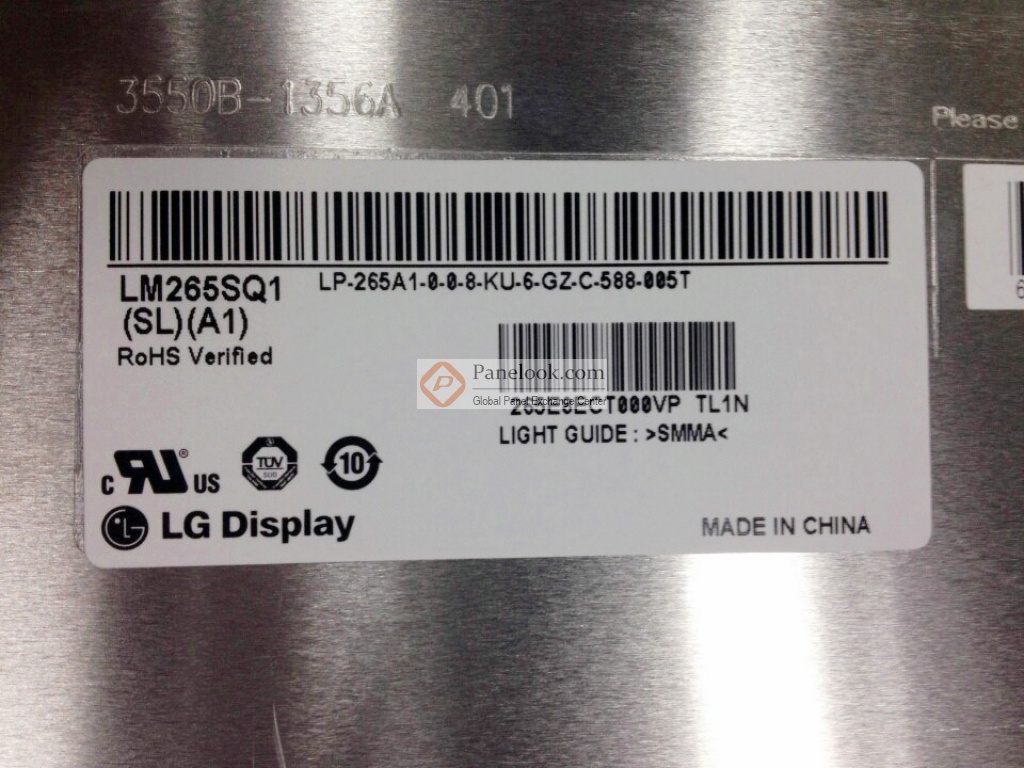 LG Display LM265SQ1-SLA1 Overview - Panelook.com