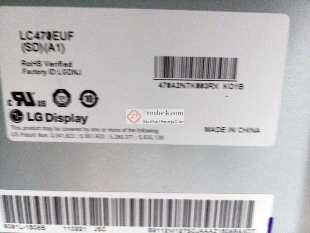 LG Display LC470EUF-SDA1 Overview - Panelook.com