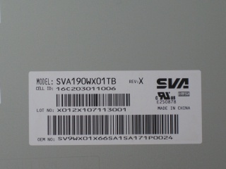 SVA-NEC SVA190WX01TB Overview - Panelook.com