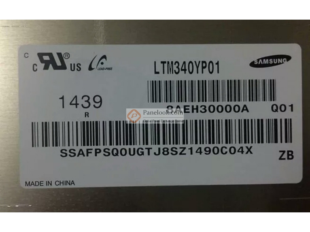 Samsung LTM340YP01 Overview - Panelook.com