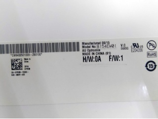 AUO B154EW01 VC Overview - Panelook.com