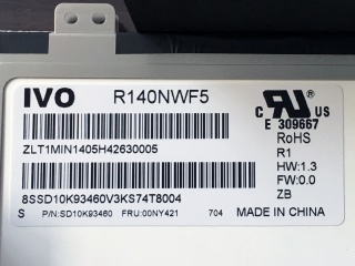IVO R140NWF5 R1 Overview - Panelook.com