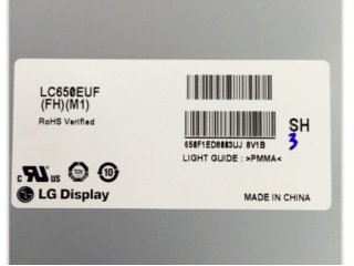 LG Display LC650EUF-FHM1 Overview - Panelook.com