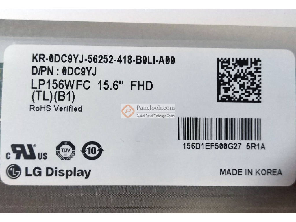 LG Display LP156WFC-TLB1 Overview - Panelook.com
