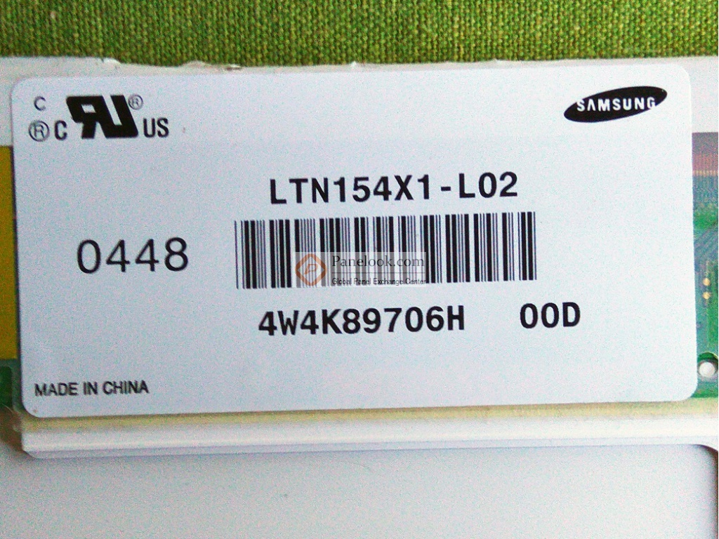 Samsung LTN154X1-L02 Overview - Panelook.com
