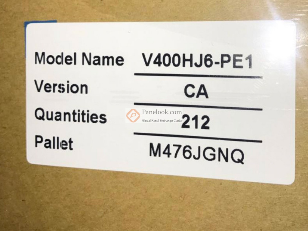 Innolux V400HJ6-PE1 Rev.CA Stock 272 pcs - Panelook.com