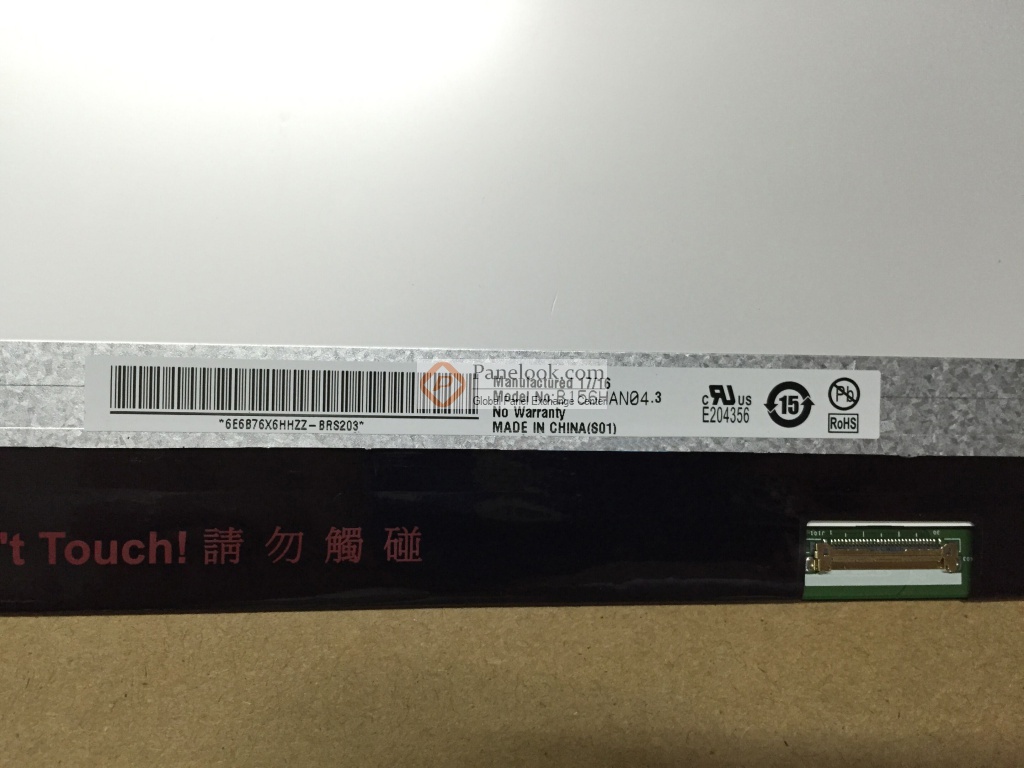 AUO B156HAN04.3 Overview - Panelook.com