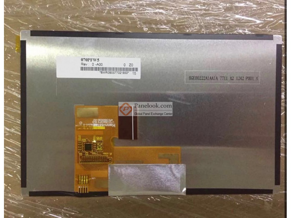 HSD070PFW5-A00 HannStar 7" IPS LCM 1024×600 550nits WLED MIPI 40pins ...
