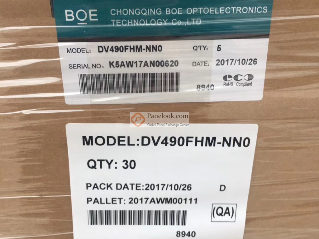 BOE DV490FHM-NN0 Overview - Panelook.com