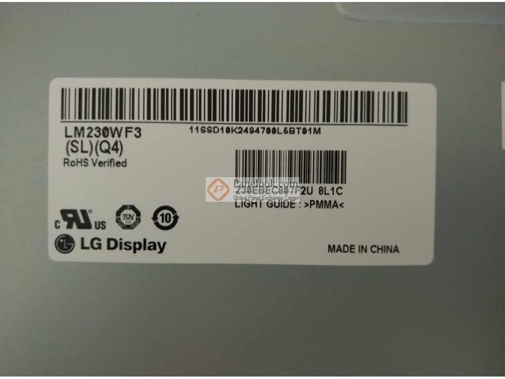 LG Display LM230WF3-SLQ4 Overview - Panelook.com