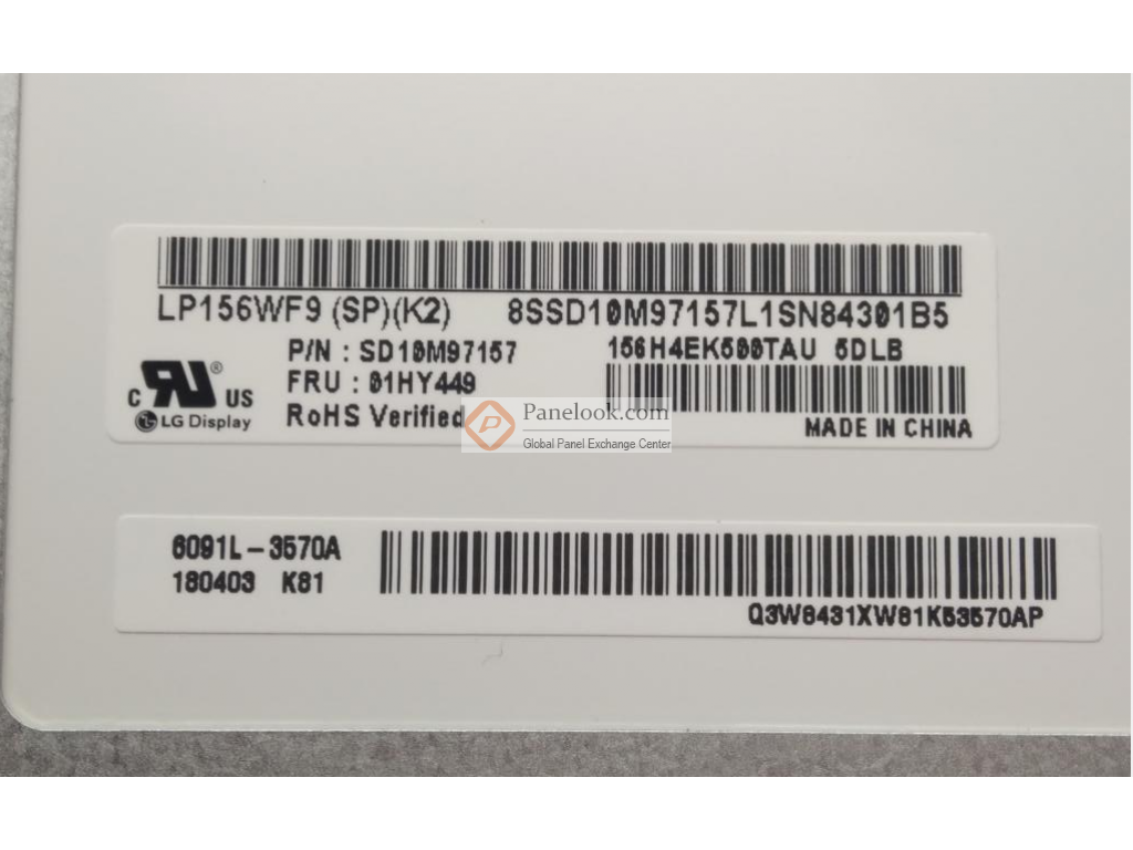LG Display LP156WF9-SPK2 Overview - Panelook.com