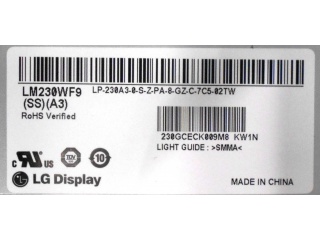 LG Display LM230WF9-SSA3 Overview - Panelook.com