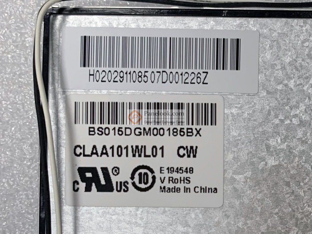 CPT CLAA101WL01CW Overview - Panelook.com