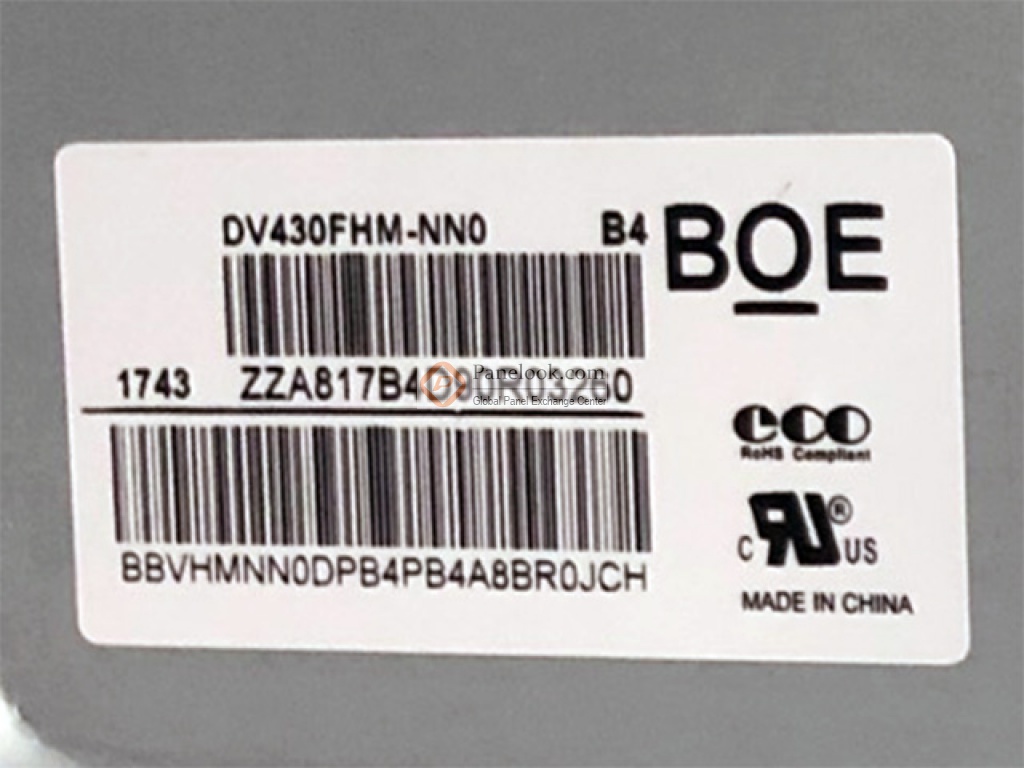 BOE DV430FHM-NN0 Overview - Panelook.com