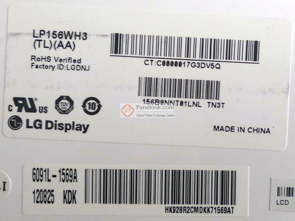 LG Display LP156WH3-TLAA Overview - Panelook.com