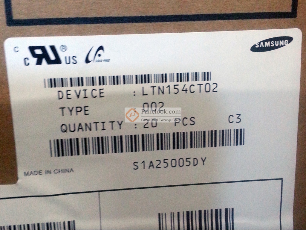 Samsung LTN154CT02-002 Overview - Panelook.com