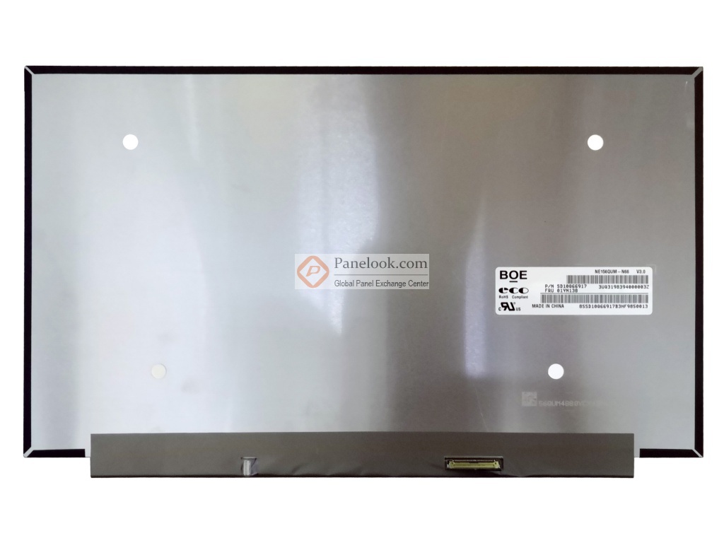 BOE NE156QUM-N66 Overview - Panelook.com