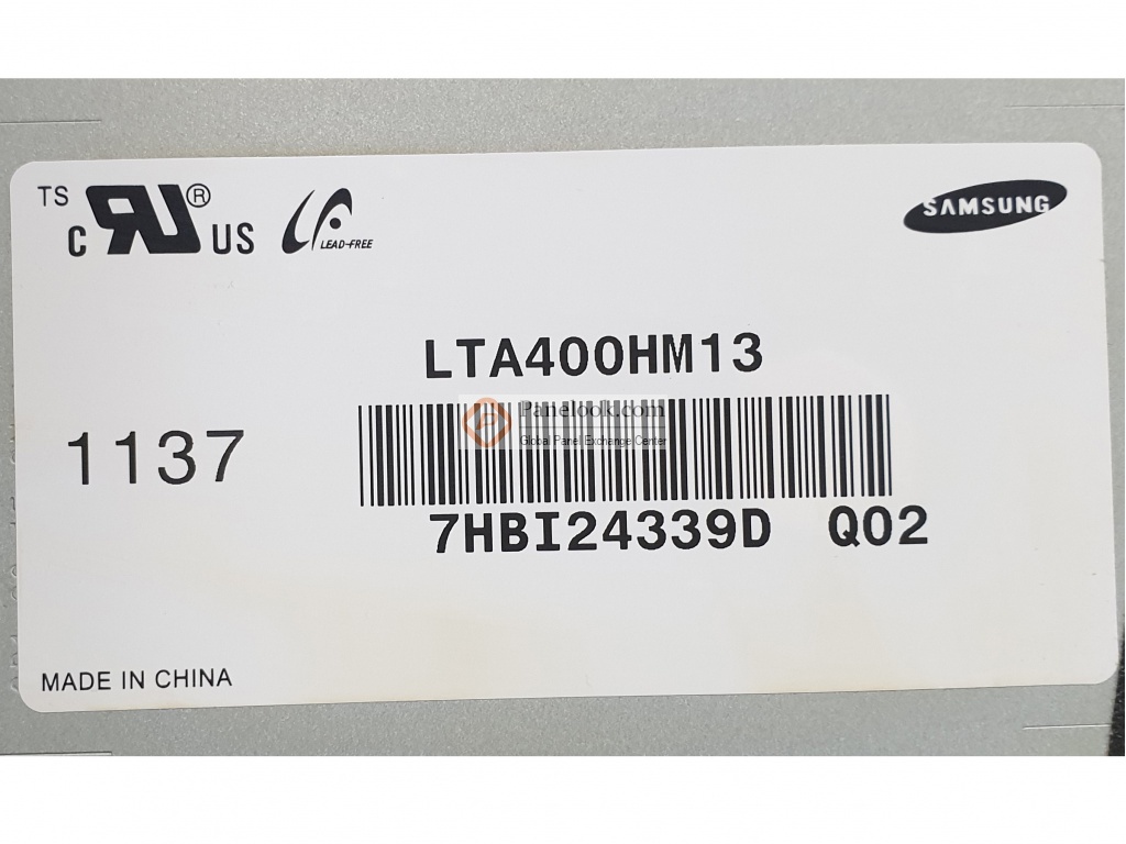 Samsung LTA400HM13 Overview - Panelook.com