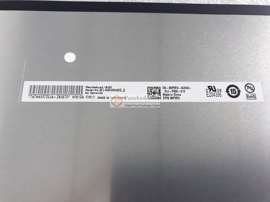 AUO B140HAN05.2 Overview - Panelook.com