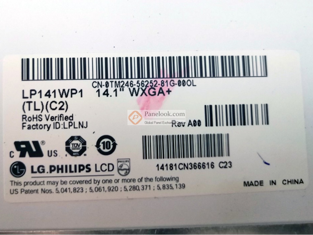 LG.Philips LCD LP141WP1-TLC2 Overview - Panelook.com