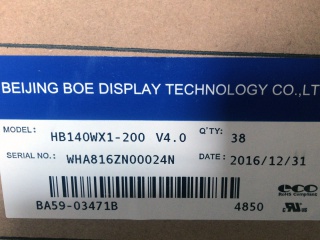 BOE HB140WX1-200 Overview - Panelook.com
