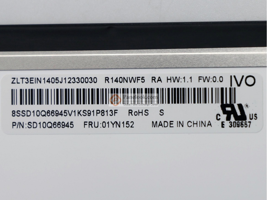 IVO R140NWF5 RA Overview - Panelook.com