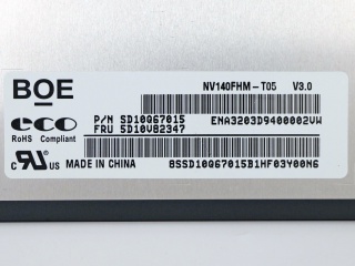 BOE NV140FHM-T05 Overview - Panelook.com