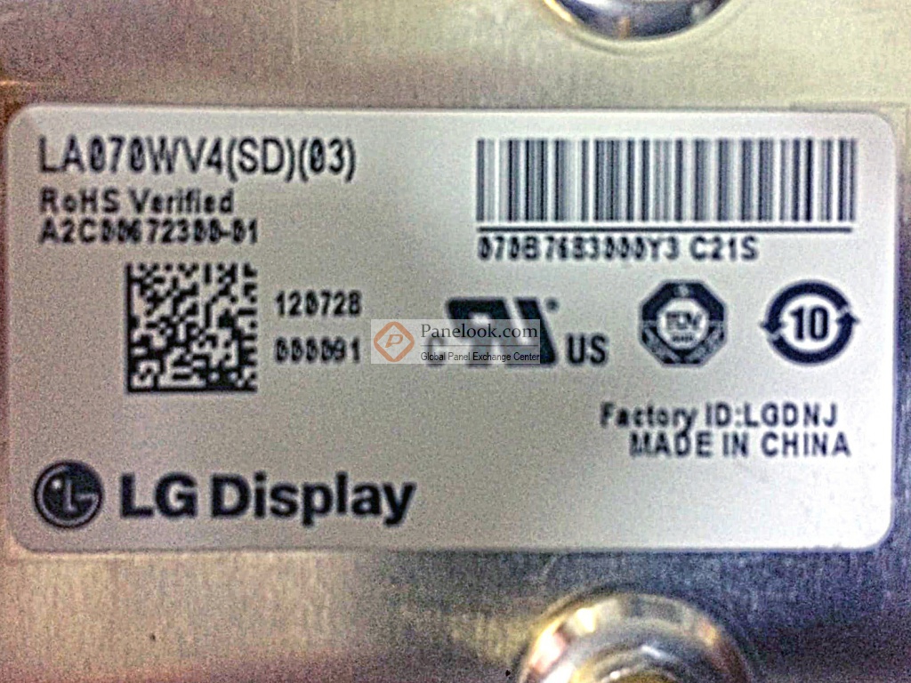 LG Display LA070WV4-SD03 Overview - Panelook.com